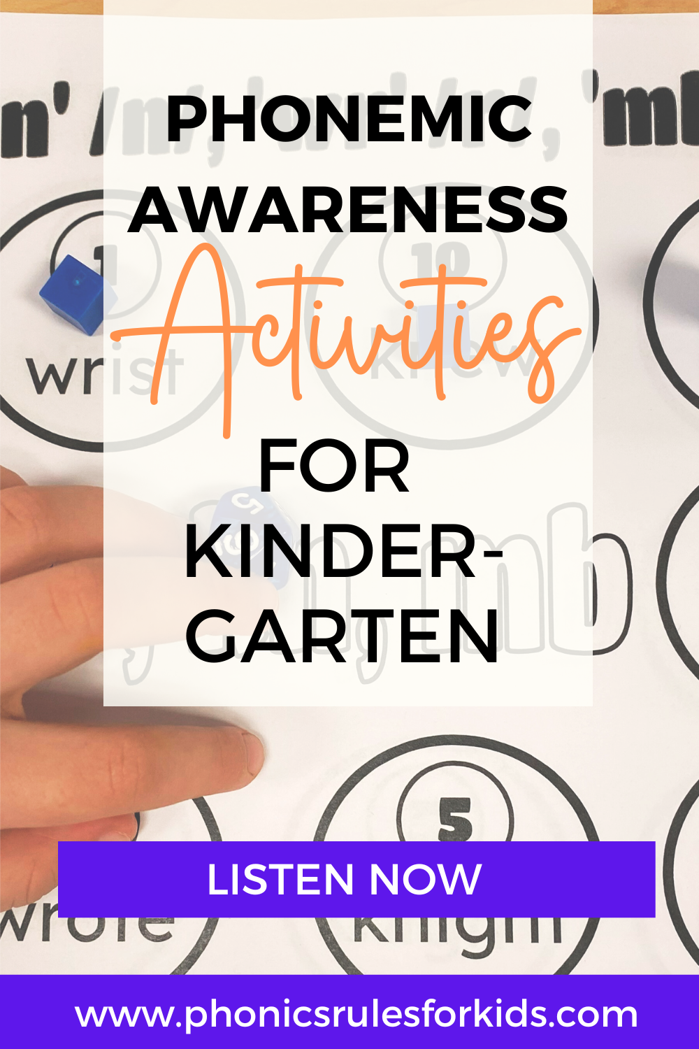 30+ FUN Phonemic Awareness Activities for Kindergarten!